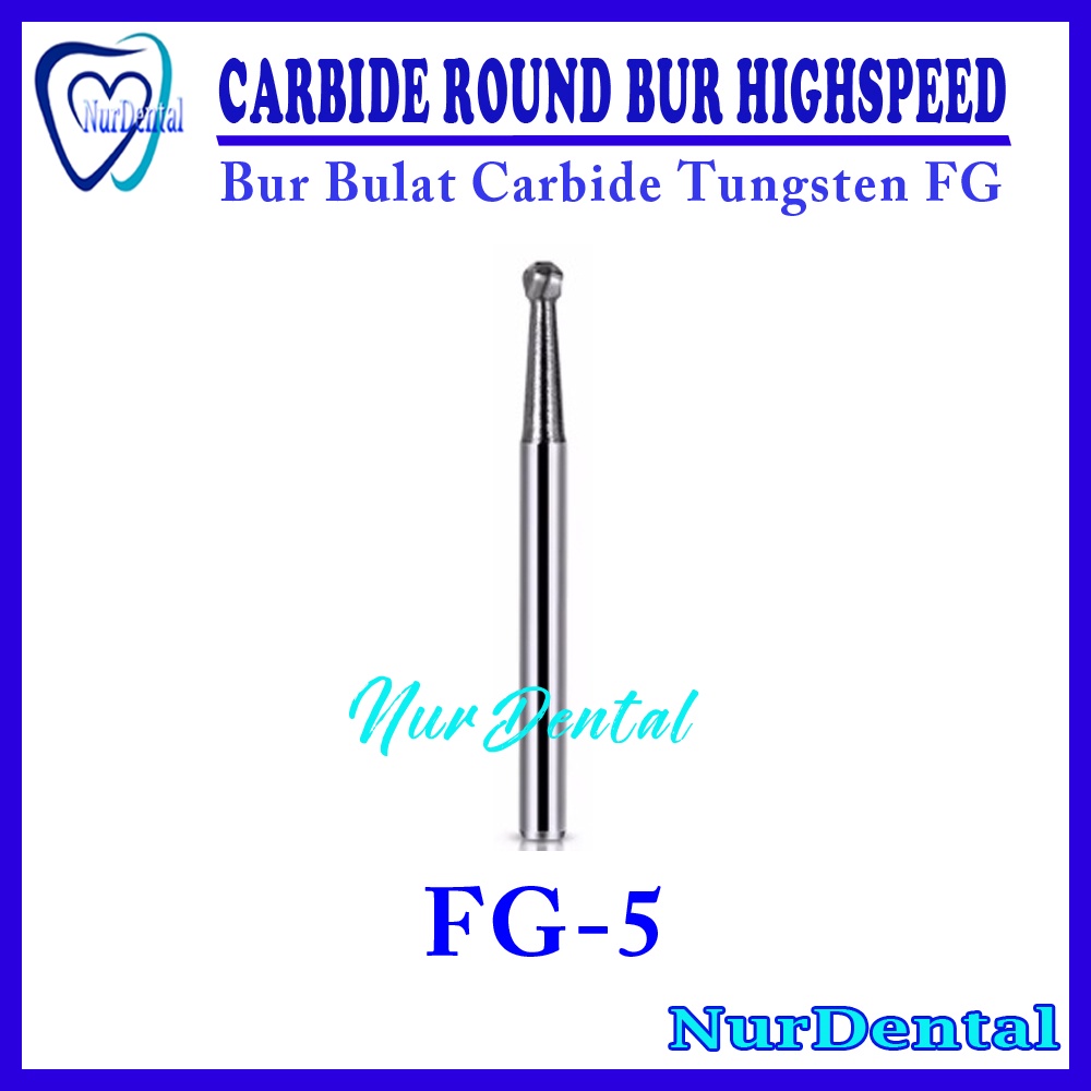 Jual DENTAL BUR TULANG CARBIDE ROUND FG4 FG5 FG6 | Shopee Indonesia