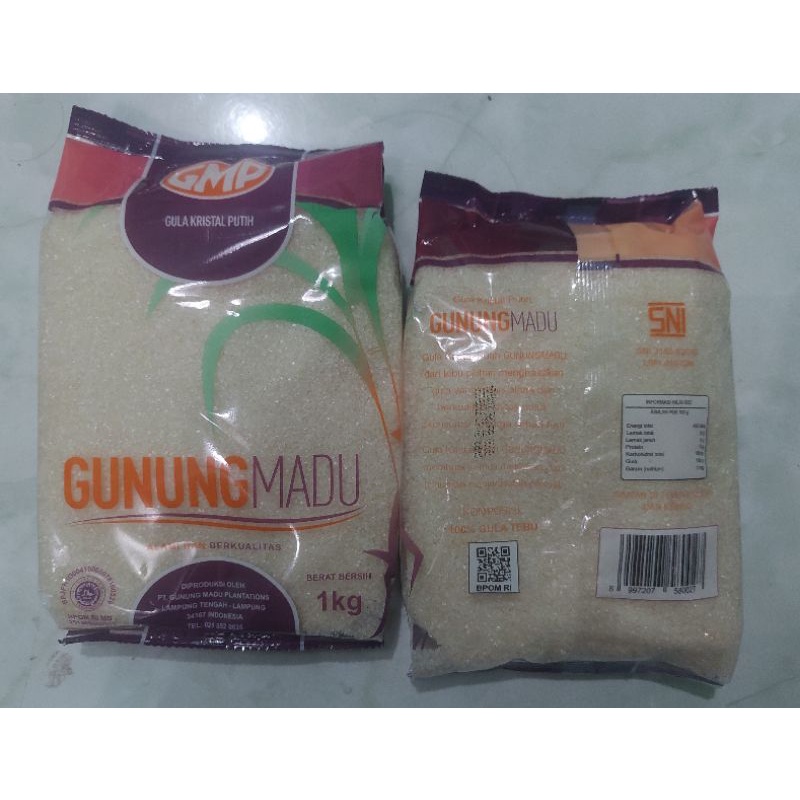 Jual gula GMP gula kristal putih 1kg | Shopee Indonesia