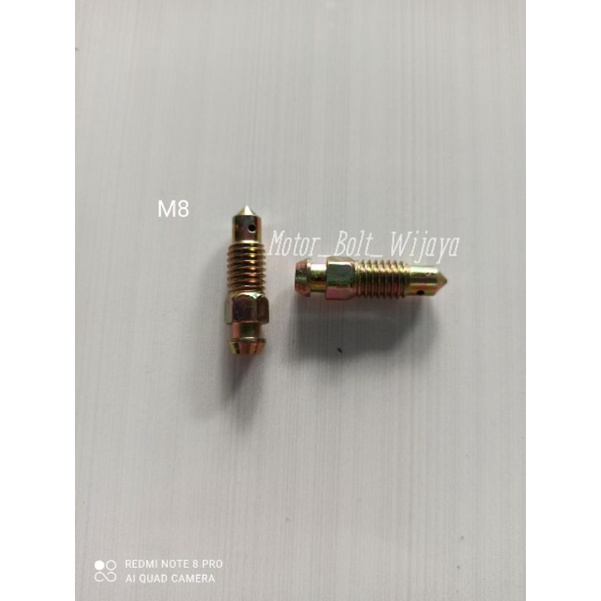 Jual Nepel Angin / Baut Nepel Angin Kaliper M8 Kasar Isi 1 Pcs | Shopee ...
