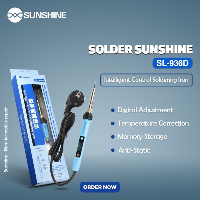 Jual SOLDER SUNSHINE SL-936D DIGITAL 80-120W | Shopee Indonesia