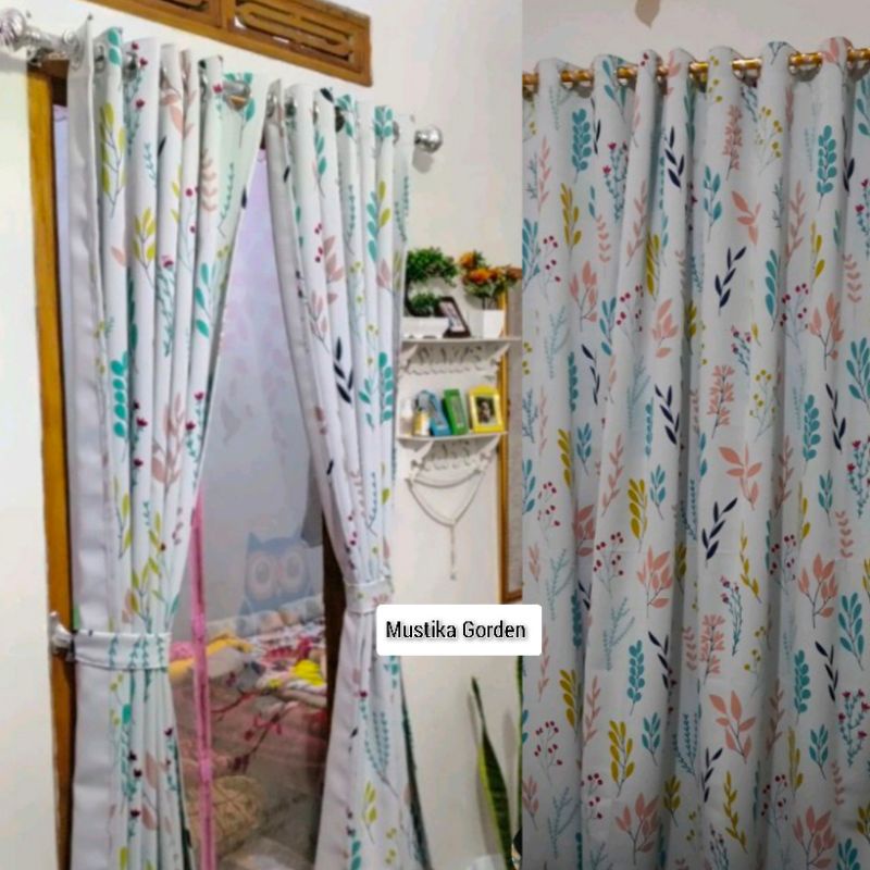 Jual Tirai Gorden Jendela Hordeng Pintu Gordyn Minimalis Korden Gordeng ...