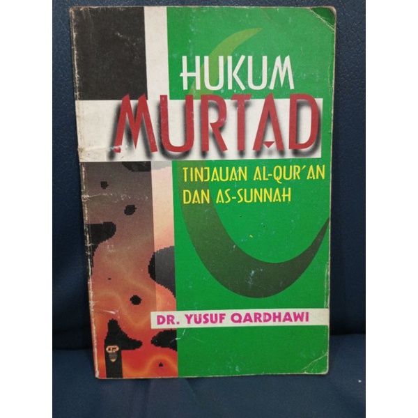 Jual Buku Murtad Tinjauan Al-Qur'an Dan As-Sunnah Karangan Dr Yusuf ...