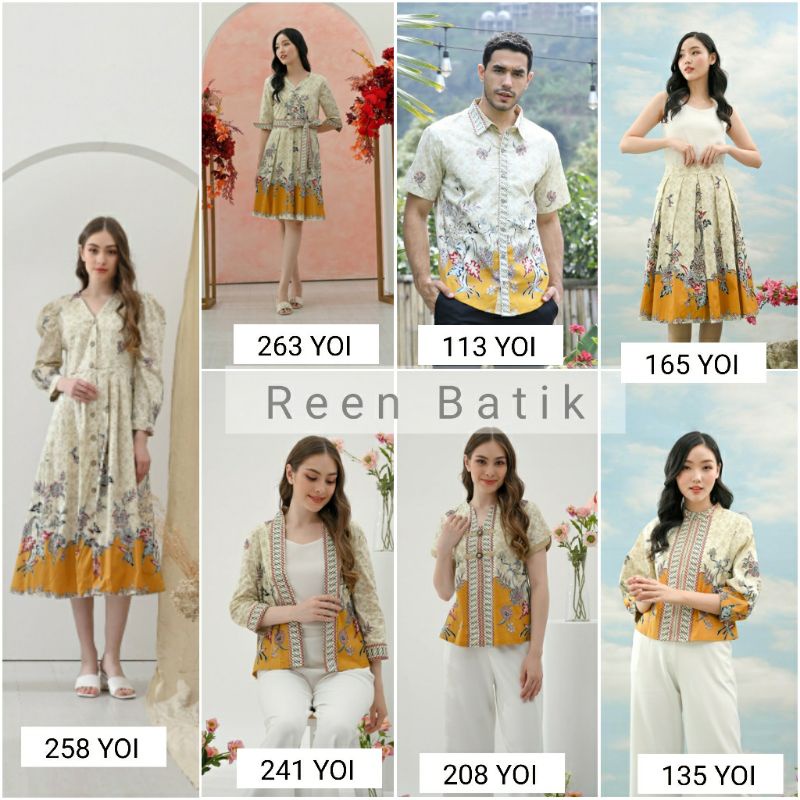 Jual Batik Couple Seragam Set Edisi Natal 135 YOI / 113 YOI / 208 YOI / 241 YOI / 165 YOI / 258 ...