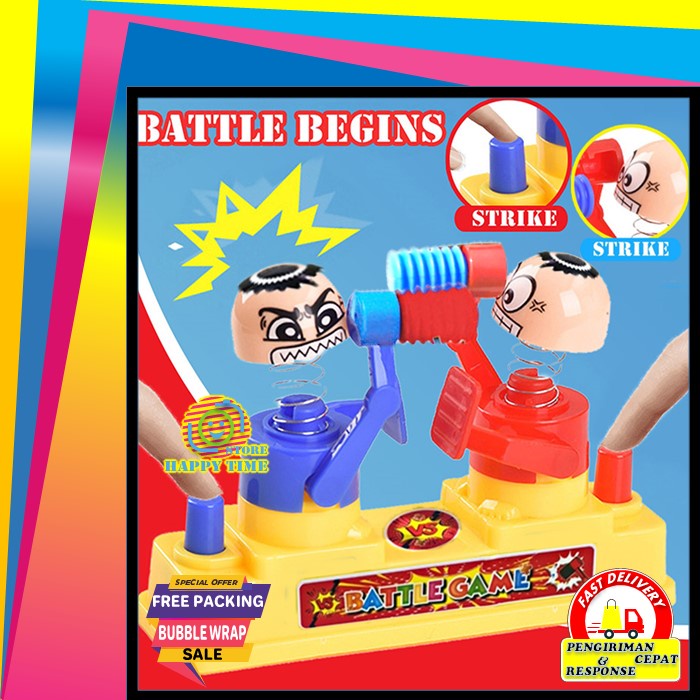 Jual Mainan Anak Finger Hammering Battle Game Besar Jumbo Prank Lucu ...