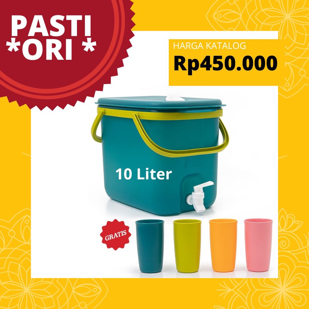 Jual Modular Water Dispenser 10 liter / Dispenser Air Tupperware ...