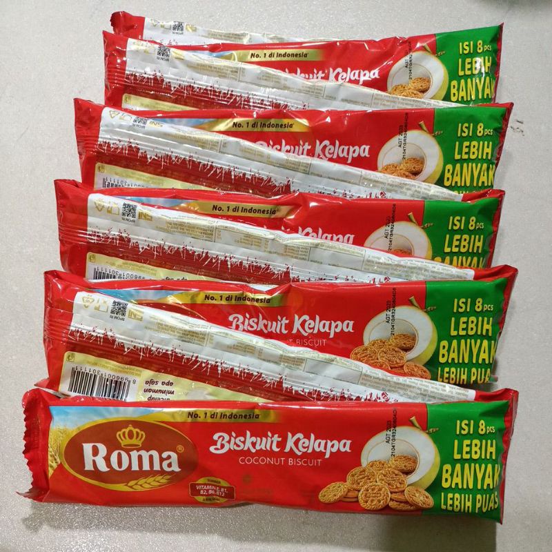 Jual ROMA BISKUIT KELAPA 10 PCS EDISI UPIN IPIN | Shopee Indonesia