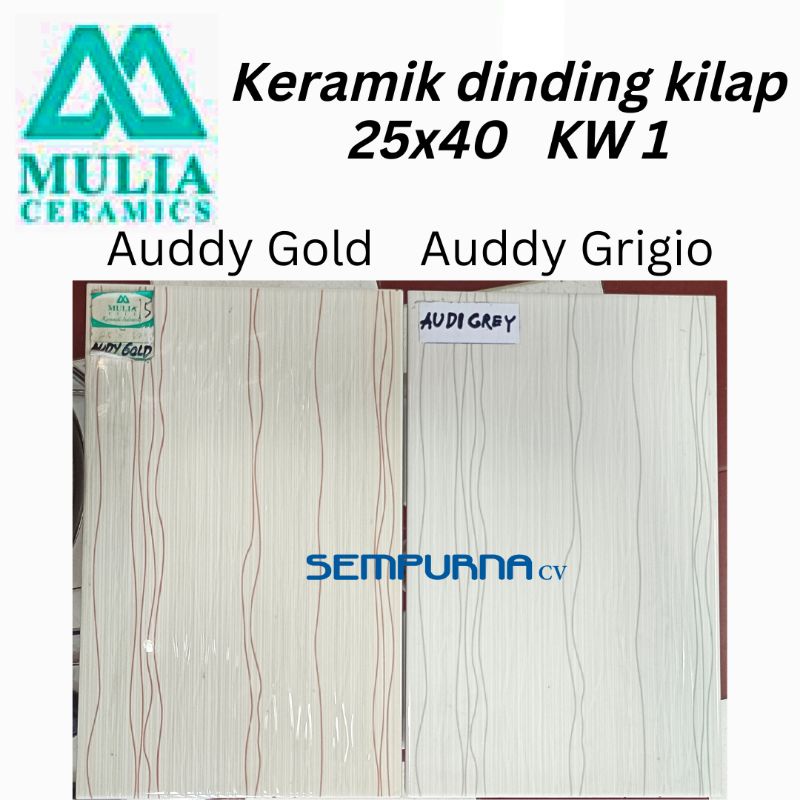 Jual Keramik ubin dinding tembok lantai kilap 3D KW1 Mulia Auddy Gold ...