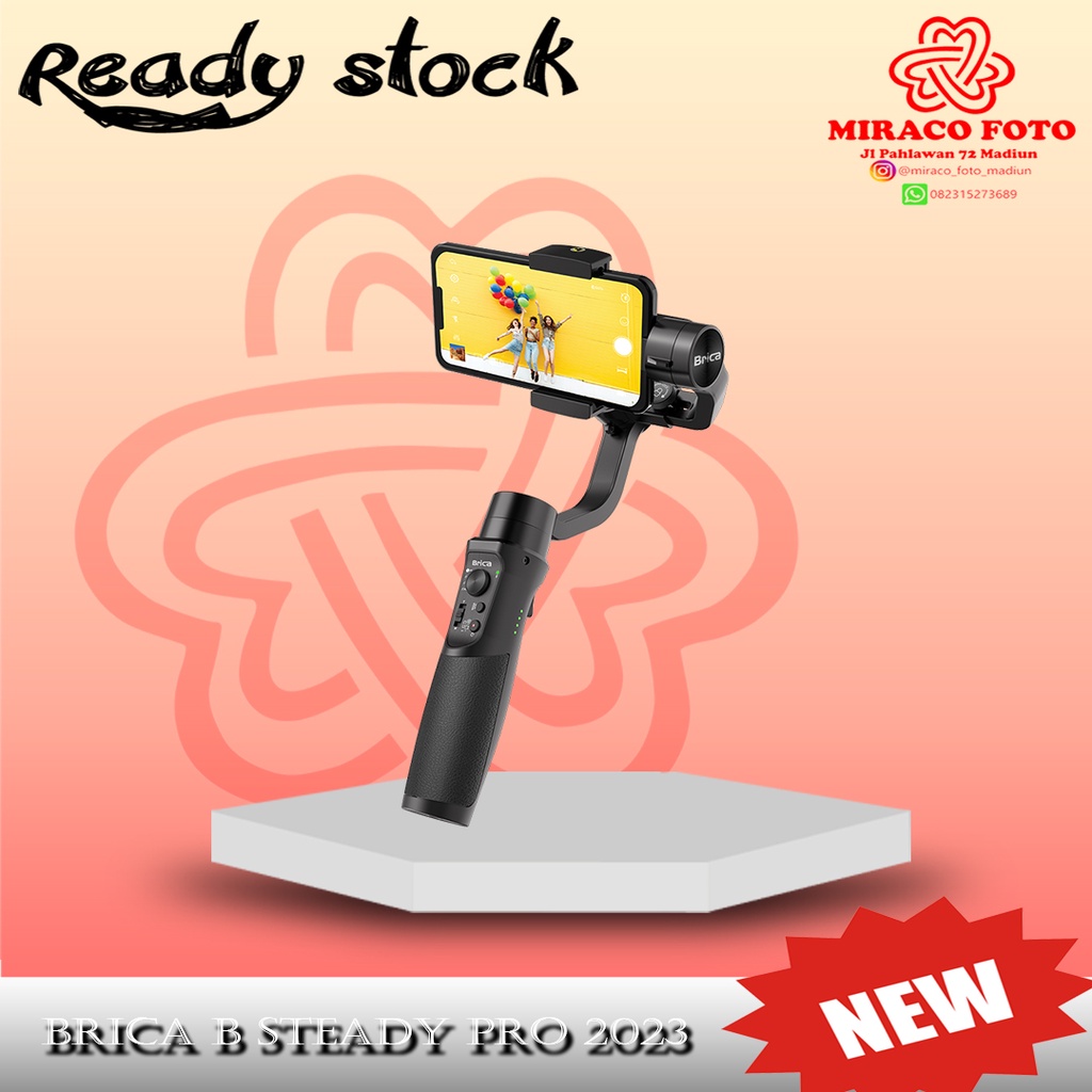 Jual B Steady PRO 3 Axis Gimbal Stabiliz 2023 | Shopee Indonesia