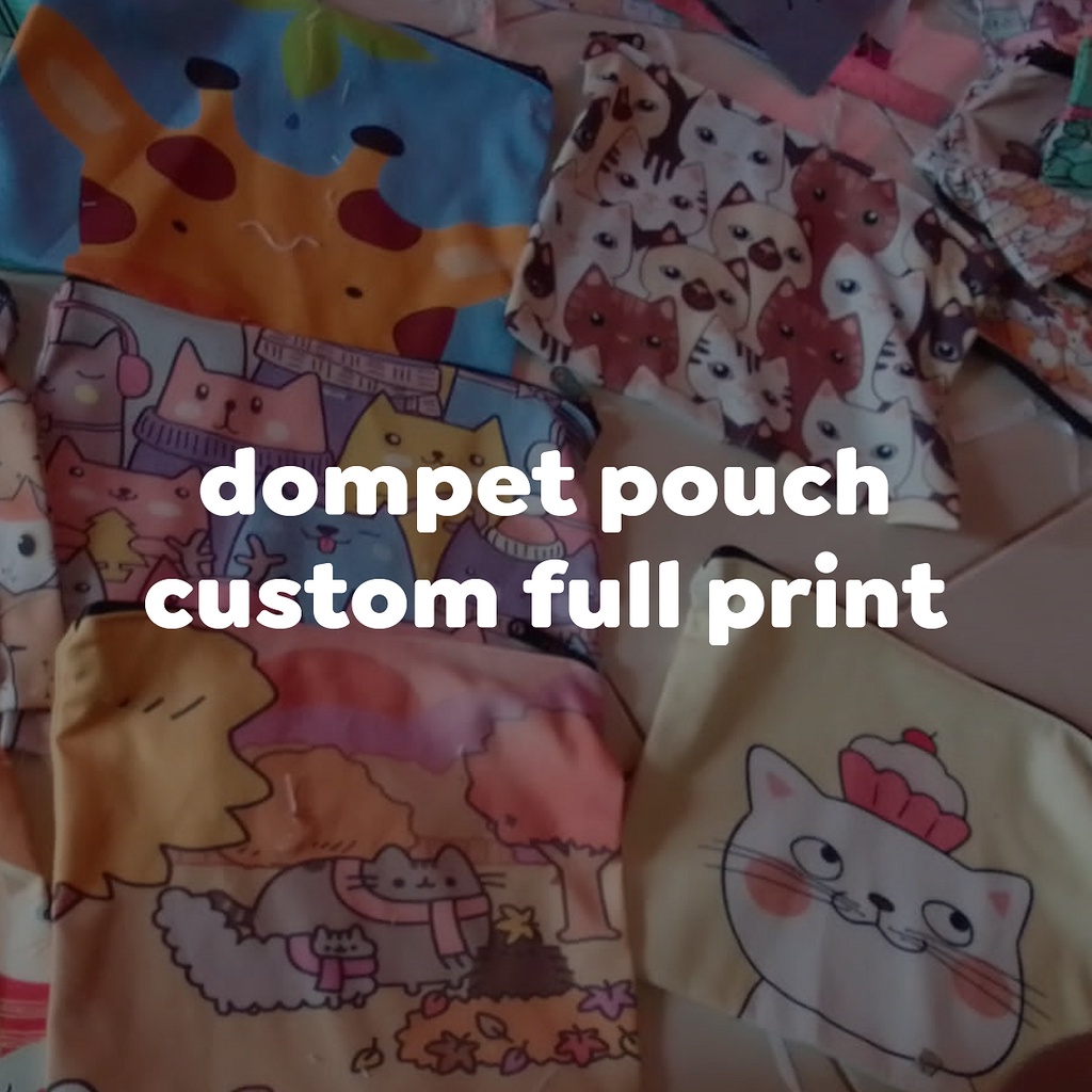 Jual Dompet Pouch Custom Full Print | Shopee Indonesia