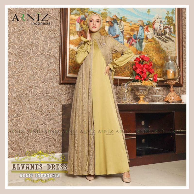 Jual Alvanes Dress by Arniz Collection | Shopee Indonesia
