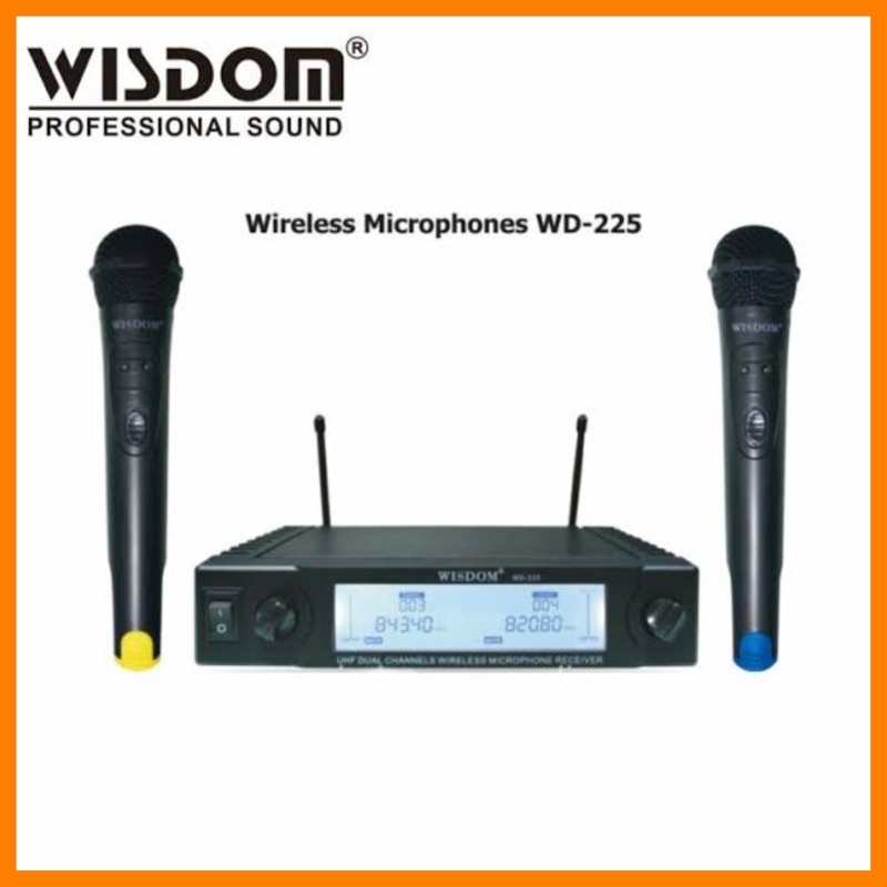 Jual Murah !!! Mic wireless Wisdom WD 225 ( Handheld ) | Shopee Indonesia