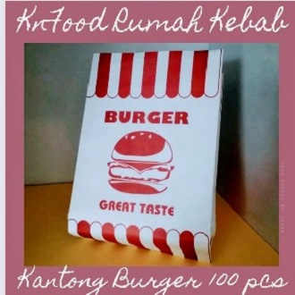 Jual Kantong Burger Merah Putih isi 100 pcs. | Shopee Indonesia