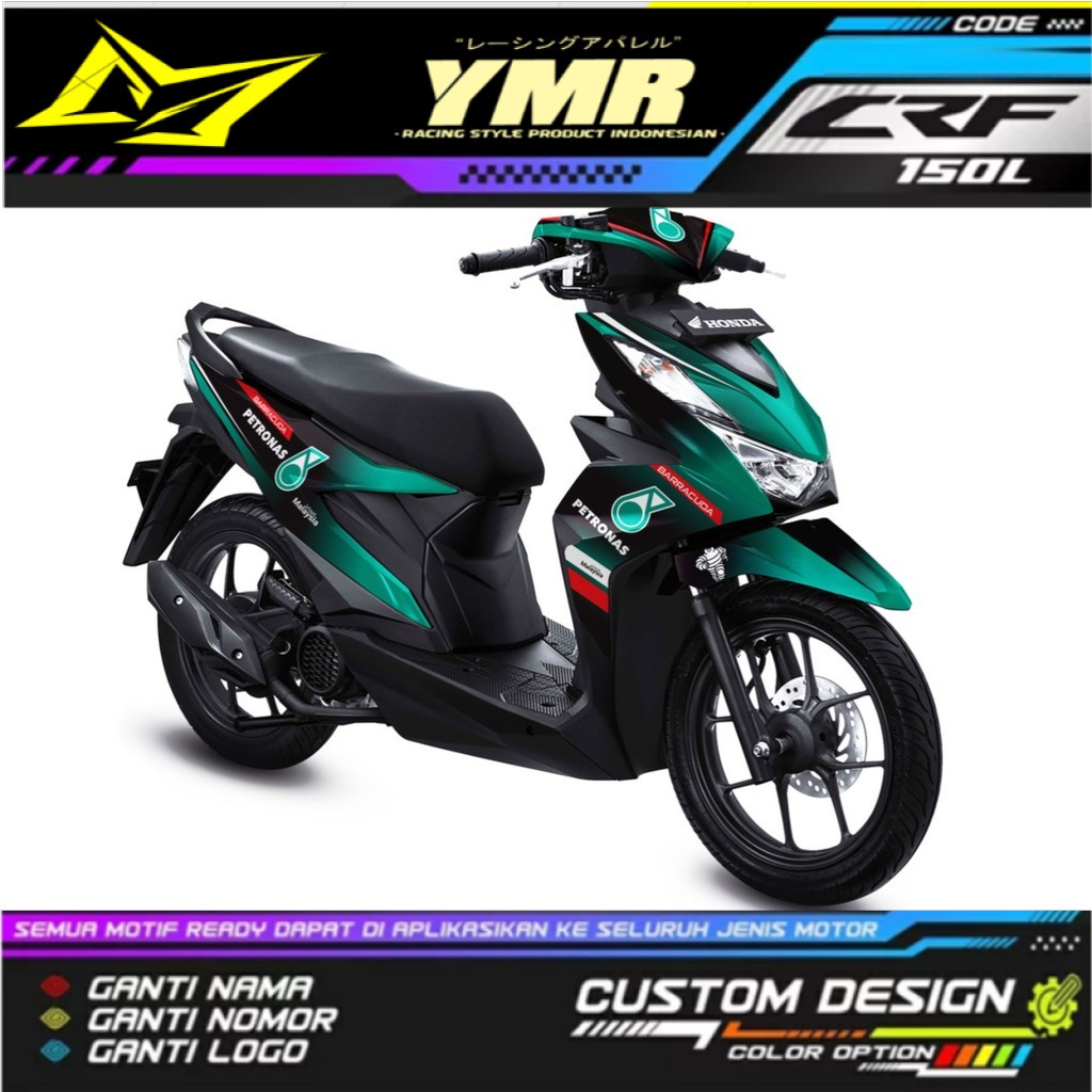 Jual Decal Beat decal motor full body best 2020 Fi Street Esp New Dekal ...