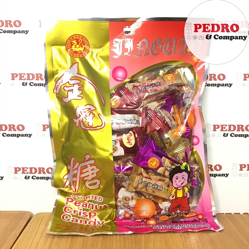 Jual Chen liang ji asorted peanut crisp candy 210 gram permen kacang ...
