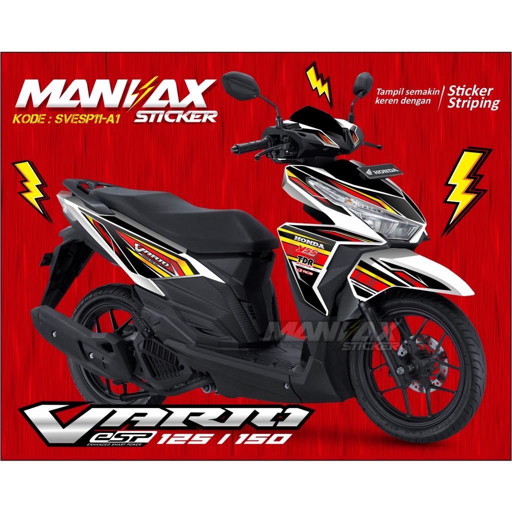 Jual Sticker Vario 150 - Striping Stiker HONDA VARIO 150 LED 2015 ...