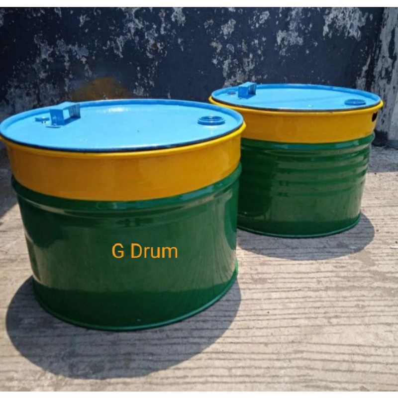 Jual Drum Besi Tong Bakar Sampah Lengkap Tutup | Shopee Indonesia