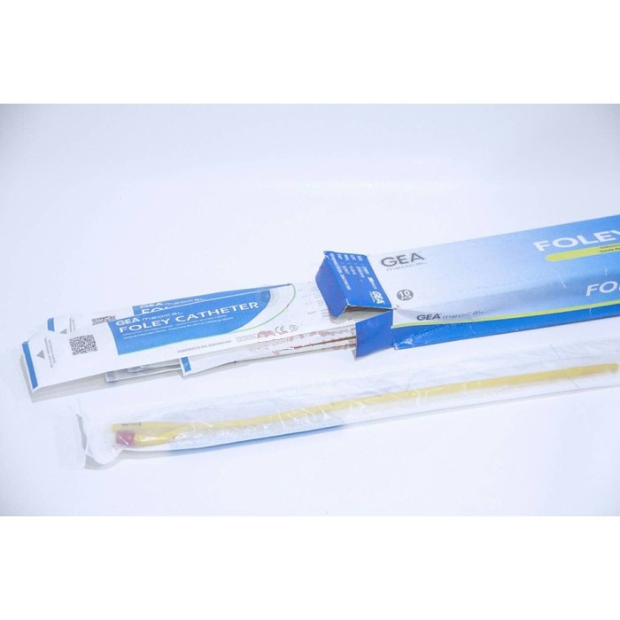 Jual Foley Catheter 2 way GEA Selang Urine Ukuran Fr14, Fr16 dan Fr18 ...