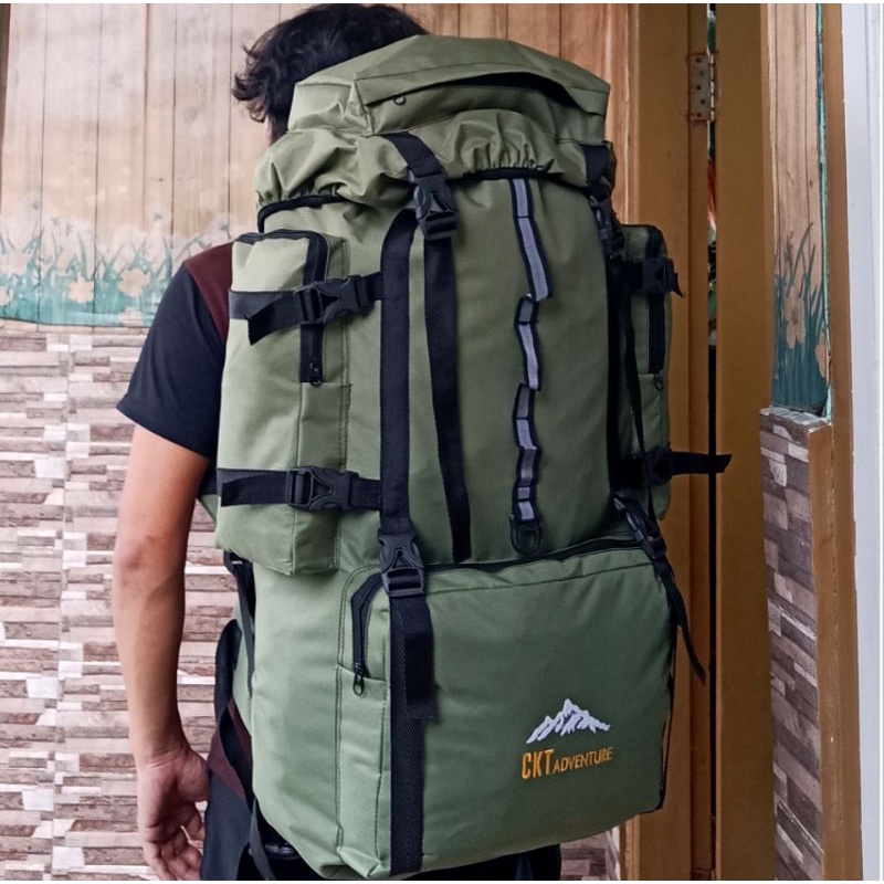 Jual Tas tactical besar 65L - tas carrier army - tas gunung - tas ...