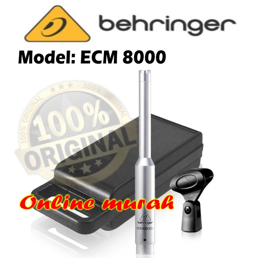 Jual Mic Rta Behringer ECM8000 ECM 8000 Original Measurement Condenser ...