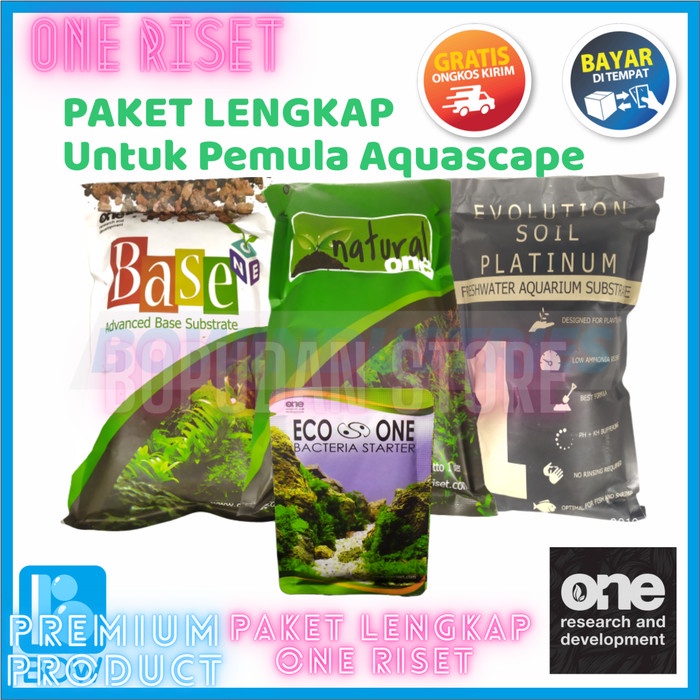 Jual Aquaka Paket Lengkap Media Tanam Aquascape Untuk Pemula One Riset ...