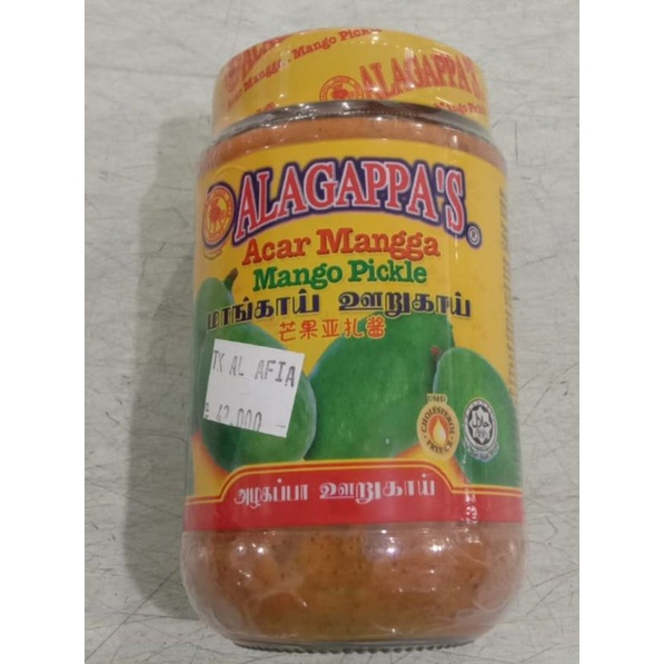 Jual Acar Mangga / Mango Pickle Alagappa's 350gram | Shopee Indonesia
