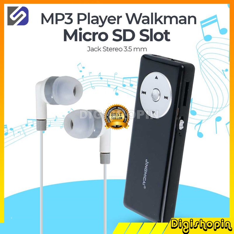 Jual MP3 Player Dengan Slot TF & Clip & LED Flashlight MP 3 Player ...
