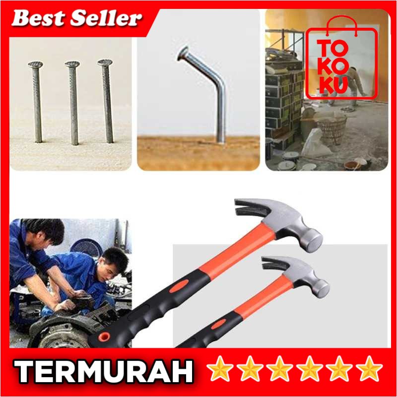 Jual TOKOKU PALU 2 IN 1 PALU DAN ALAT CUNGKIL CUNGKIT GAGANG KARET BESI ...