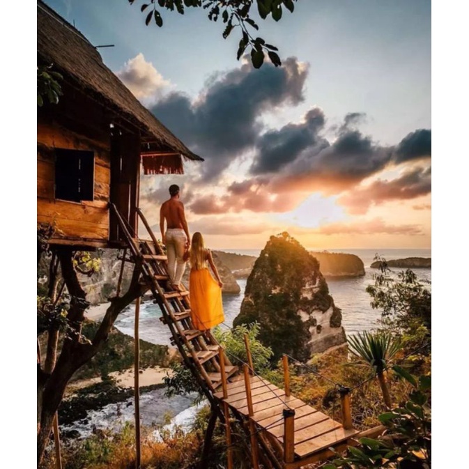 Jual Nusa Penida Tour Timur / atuh beach /diamond beach / tree house ...