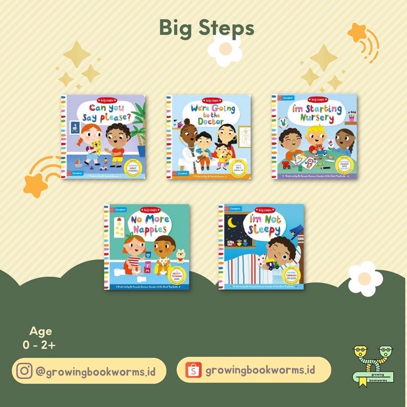 Jual Buku Bayi Campbell Big Steps Series (boardbook) | Shopee Indonesia
