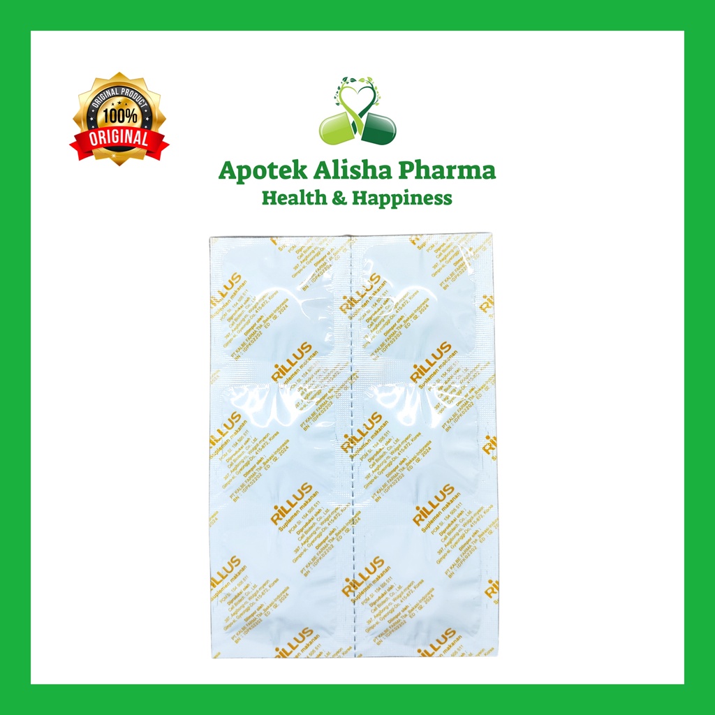 Jual Rillus Tablet (Strip 6tablet) - Rilus Tablet Kunyah Suplemen ...