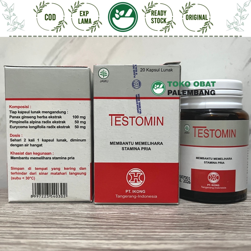 Jual TESTOMIN H3 20 KAPSUL LUNAK STAMINA PRIA KESUBURAN PRIA vitalitas ...