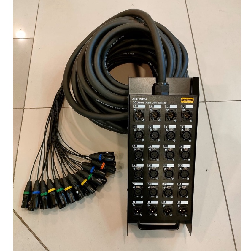 Jual Kabel Snake APOLLO Isi 24ch/Snake cable isi 24 16 in 8out 30 Meter ...