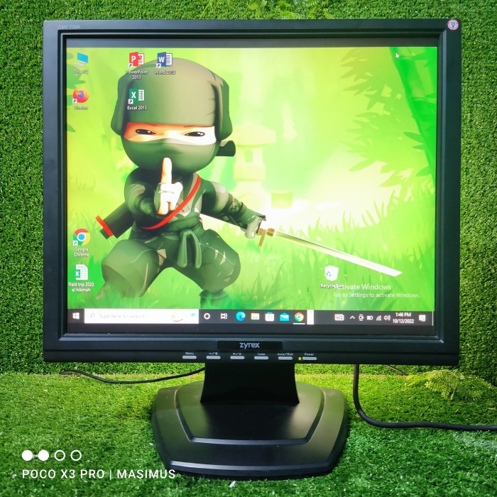 Jual Monitor Komputer LCD Zyrex 730A 17inch Square | Shopee Indonesia