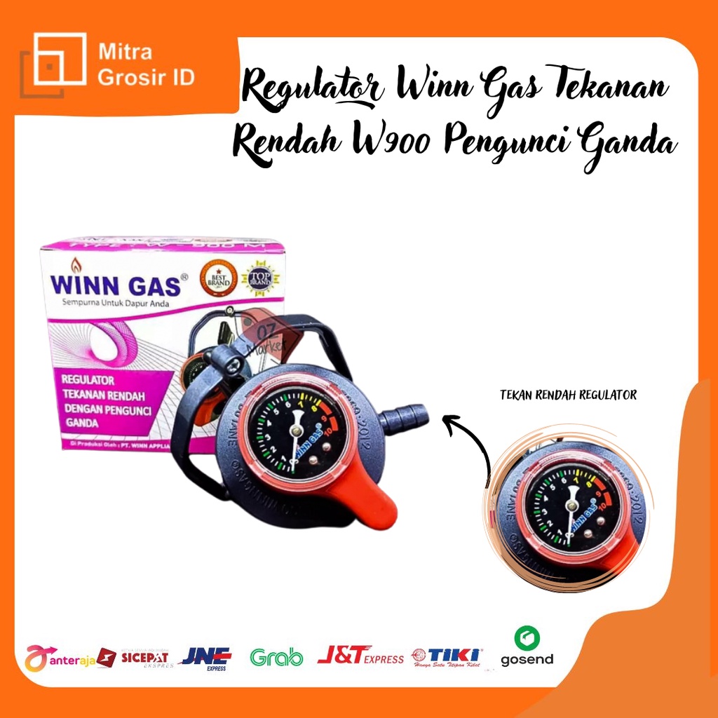 Jual Regulator Winn Gas Tekanan Rendah W900 Pengunci Ganda / Regulator ...