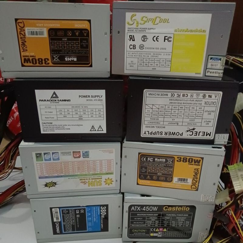 Jual Power Suplai standar merek campur PSU PC Komputer | Shopee Indonesia