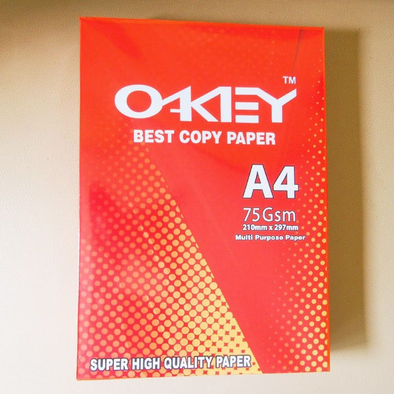 Jual Kertas HVS Fotokopi A4 OKEY 75gsm isi 1 rim ( 500 lembar ...