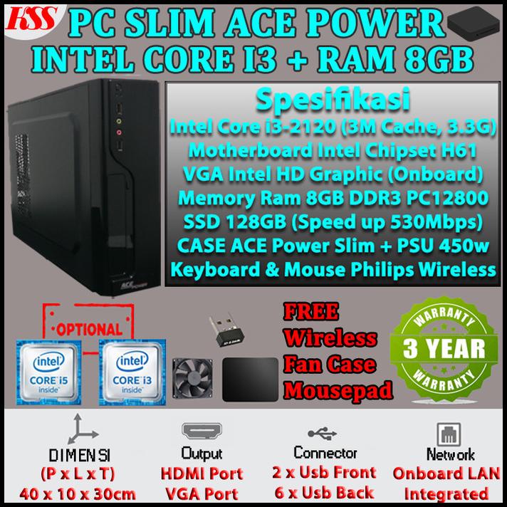 Jual Komputer Mini Pc Rakitan [Core I3, Ssd, Hdd] Murah Meriah | Shopee ...