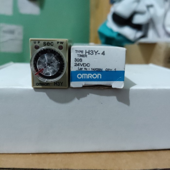 Jual Digital Counter Timer Omron H3Y-4 30S 24Vdc | Shopee Indonesia