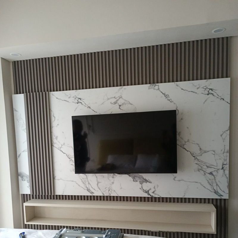 Jual backdrop tv kitchen set hpl list panel | Shopee Indonesia