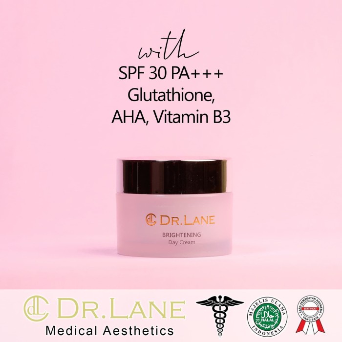 Jual Whitening / Brightening Day Cream Dr. Lane Skincare / Cream Paket ...