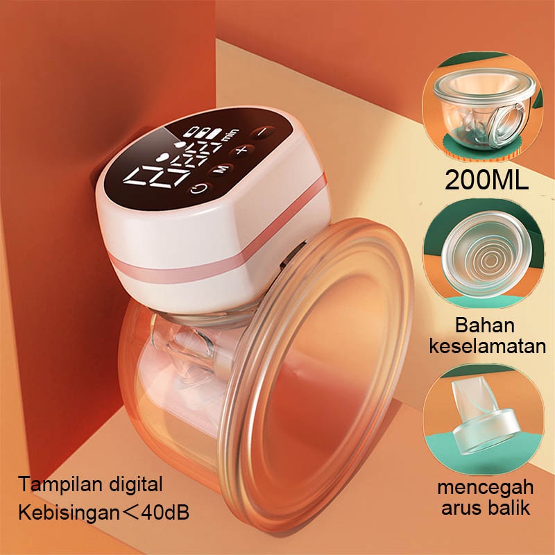 Jual Portable Handsfree Pumping 200ml Pompa ASI Elektrik Wearable ...