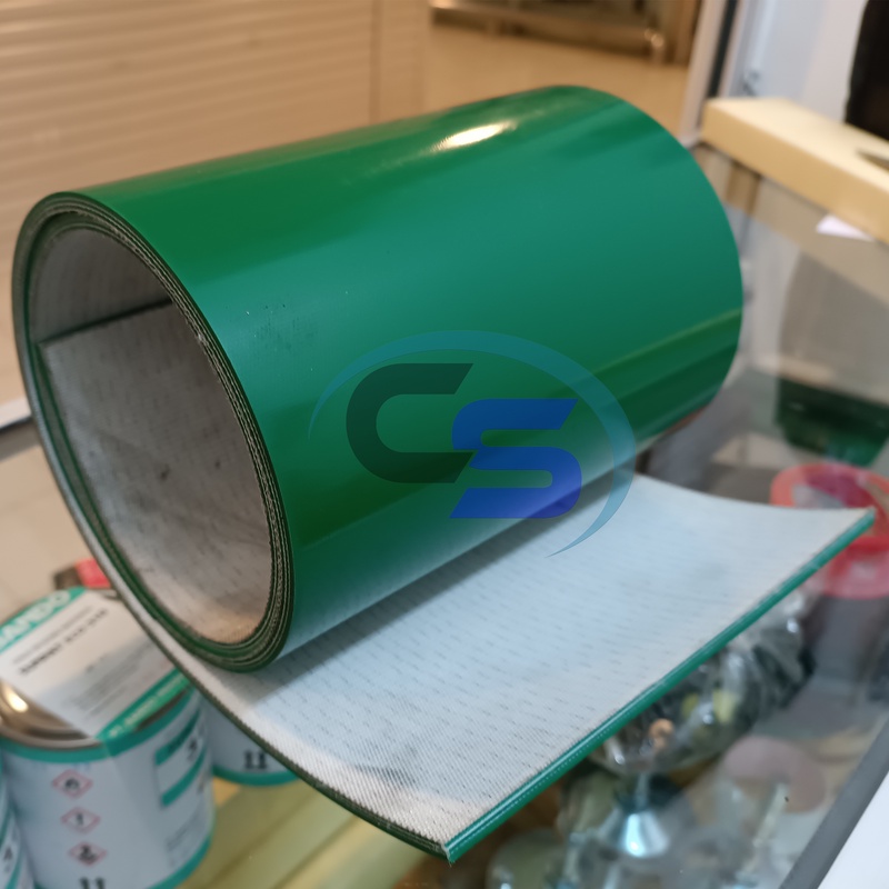 Jual Conveyor PVC Hijau Tebal 4 mm x Lebar 20 cm (Panjang /Mtr ...
