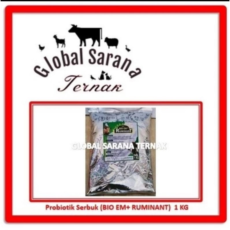Jual Probiotik Serbuk untuk Ternak (BIO EM+ RUMINANT ) Kemasan 1 Kg ...