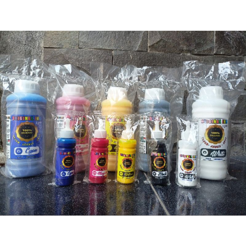 Jual Tinta DTF Original CMYKW 100 ML | Shopee Indonesia