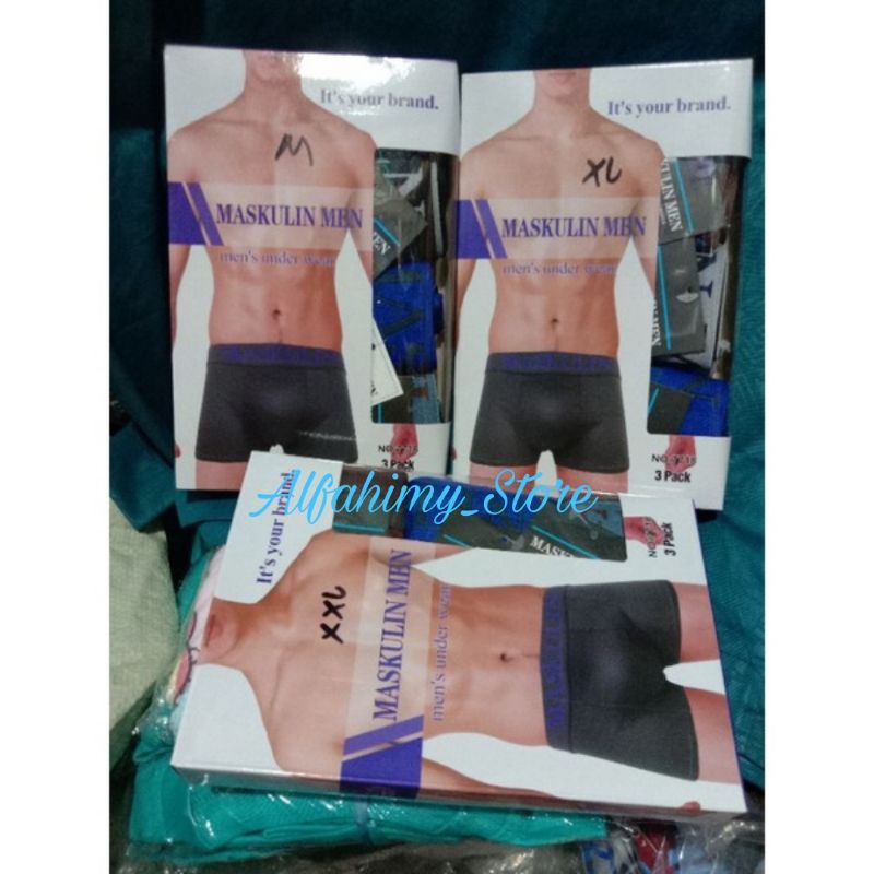 Jual Boxer Pria / Celana Dalam Pria Dewasa / Remaja | Shopee Indonesia