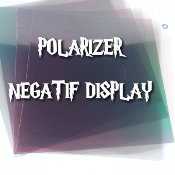 Jual COD !! 1.1 Plastik polarizer NEGATIF LCD - universal NEGATIF ...