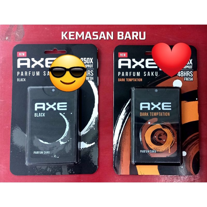 Jual PARFUM AXE / AXE POCKET FRAGNANCE AXE PARFUM SAKU 17 ML AXE DARK TEMPTATION AXE BLACK ...