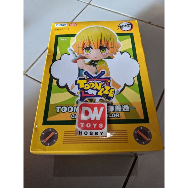 Jual FURYU TOONIZE CARTOON COLOR FIGURE ORIGINAL DEMON SLAYER - Zenitsu ...