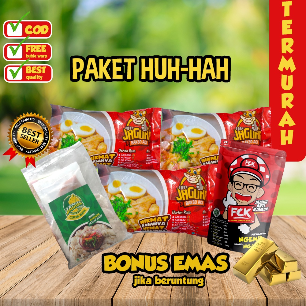 Jual PAKET HUH - HAH (BASO ACI BAKSO ACI, TULANG RANGUI, CIRENG RUJAK ...