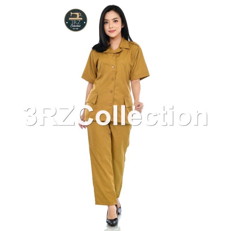 Jual Baju Seragam Dinas PNS PDH Wanita - Baju Seragam Dinas Lengan ...